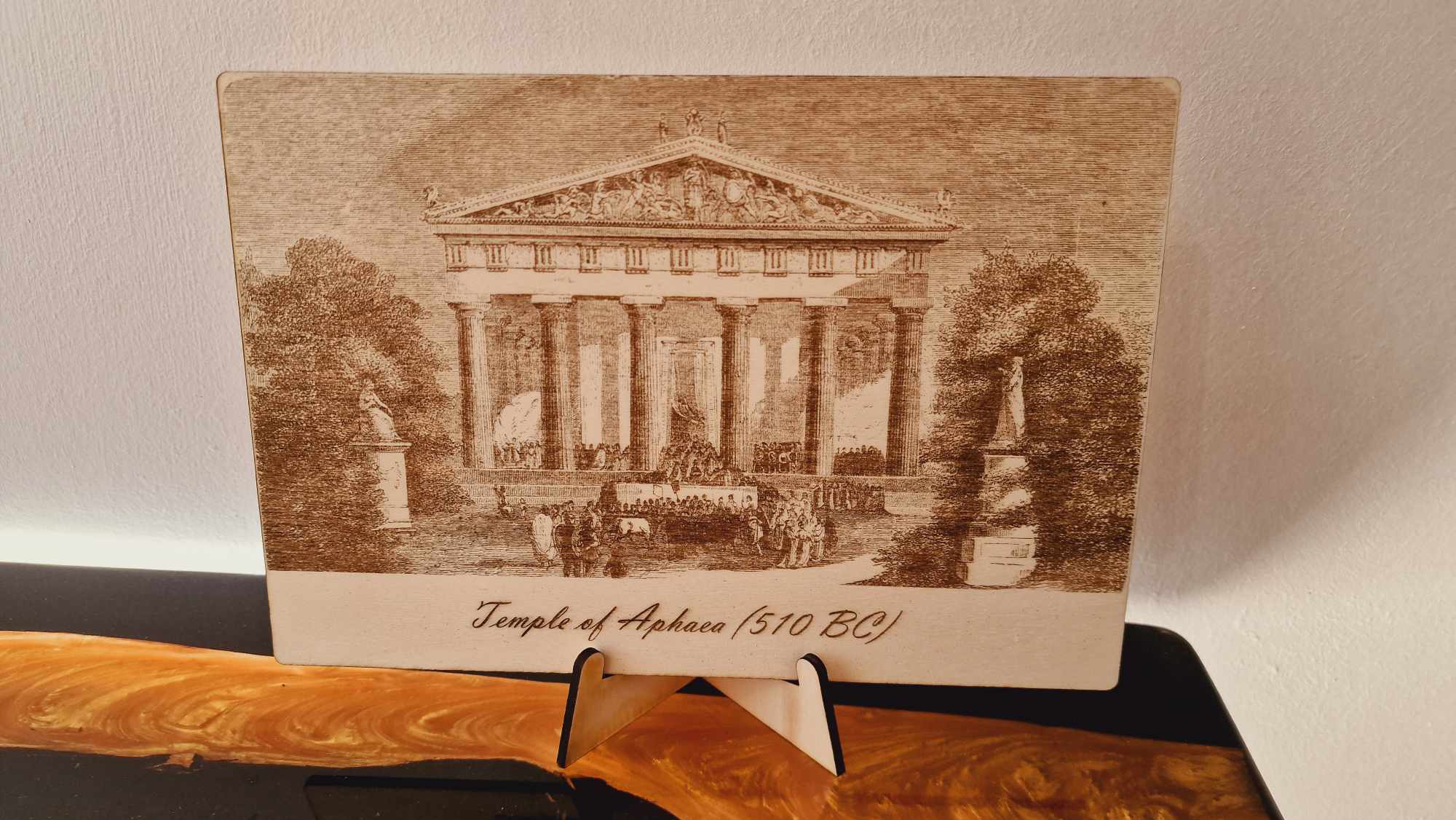 Temple Of Afeas 1817 Drawing – Aegina Craft