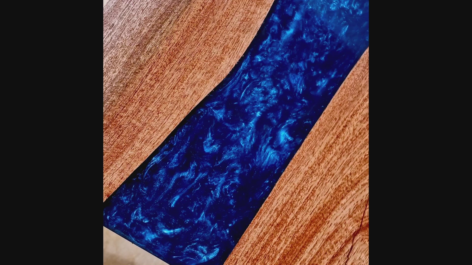 Mahogany River Coffee Table Custom Handmade – Aegina Craft